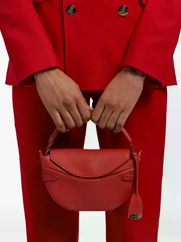 Ralph Lauren Flap Leather Mini Bag - Red