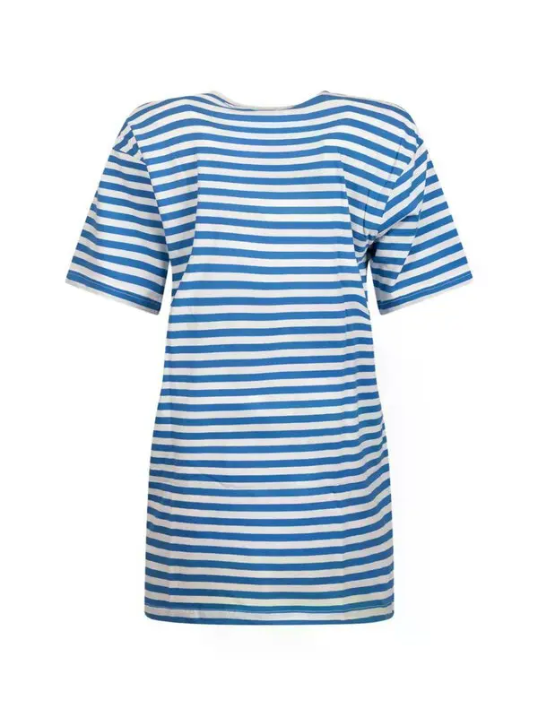 BLACK SCORE Striped T-shirt