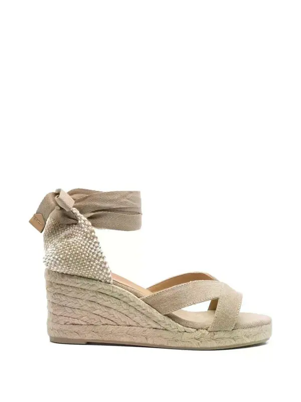 CastaÑer Cross-strap Beaded Espadrilles