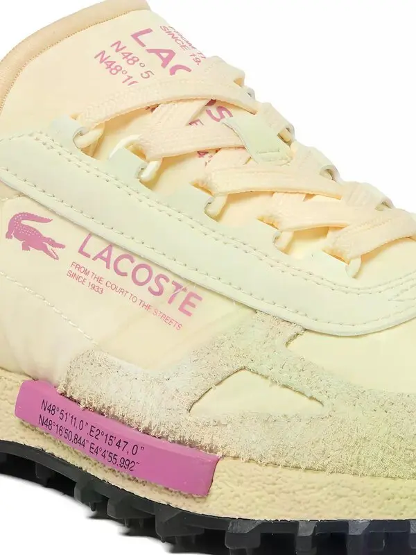 Lacoste Elite Panelled Sneakers - Neutrals