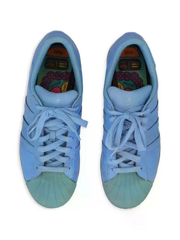 Adidas X Pharrell Williams Equality Superstar Leather Sneakers