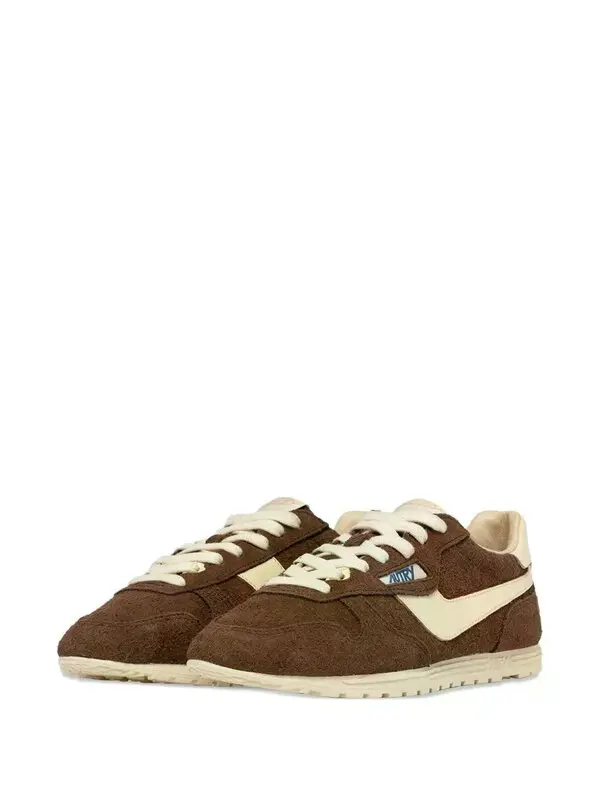 AUTRY Tow-top Sneakers - Brown