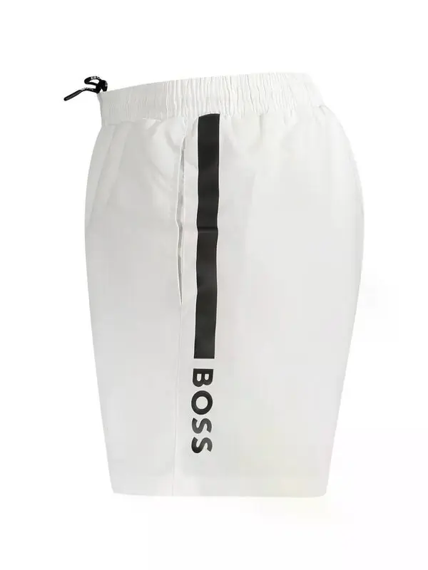 BOSS Dolphin Swim Shorts - White