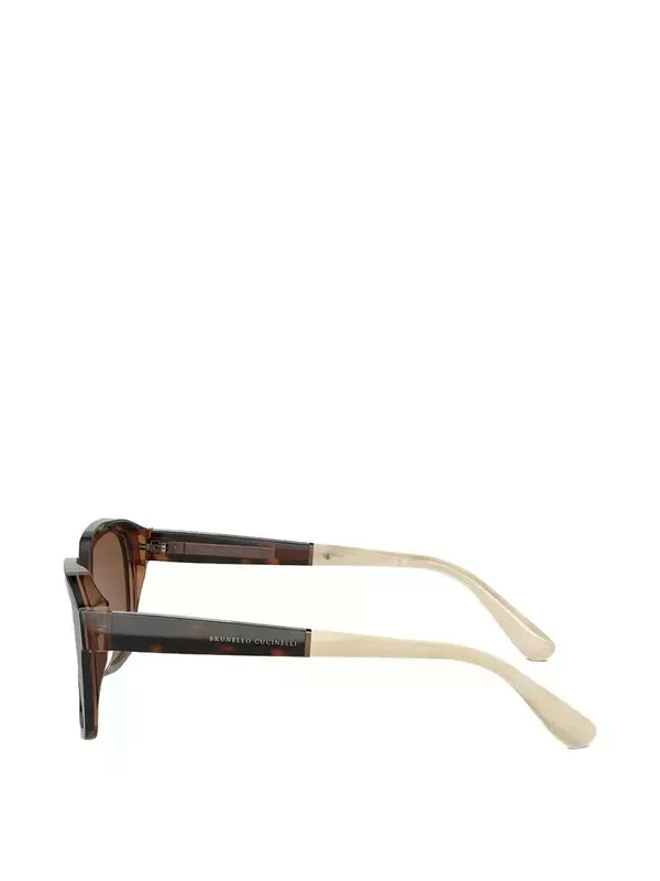 Brunello Cucinelli Geometric Frame Sunglasses