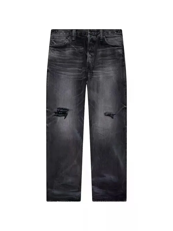 Mastercraft Union Relaxed Ripped Jeans - Black