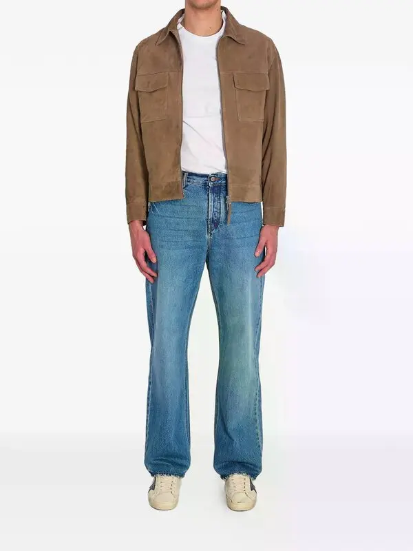 ARMA Flap-pocket Suede Jacket