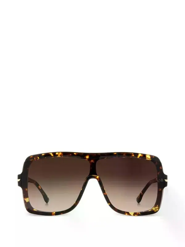 Victoria Beckham Pilot-frame Sunglasses - Brown