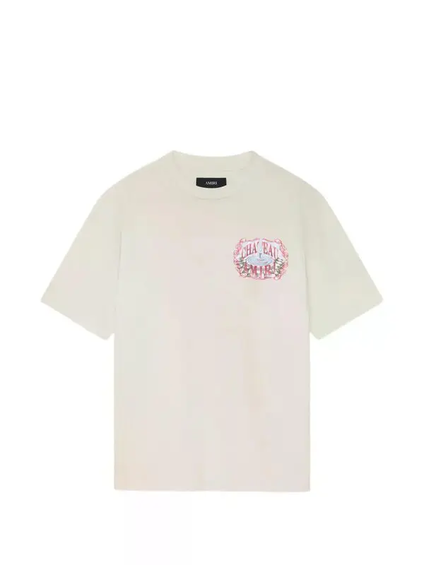 Amiri Chateau Sketch Oversized Tee - Neutrals