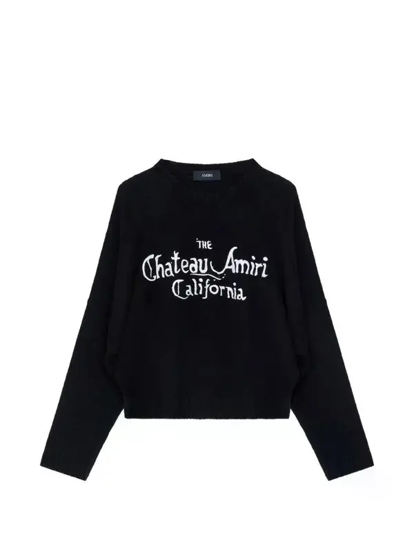 Amiri Chateau California Embroidered Sweater
