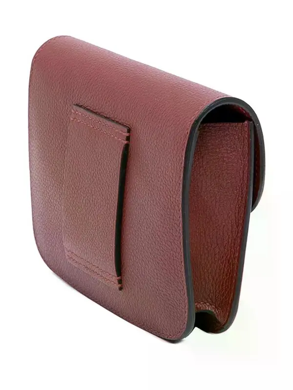 Hermès 2023 Clemence Constance Slim Wallet - Red