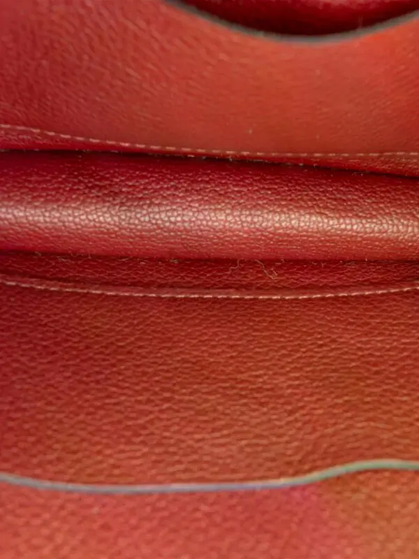 Hermès 2023 Clemence Constance Slim Wallet - Red