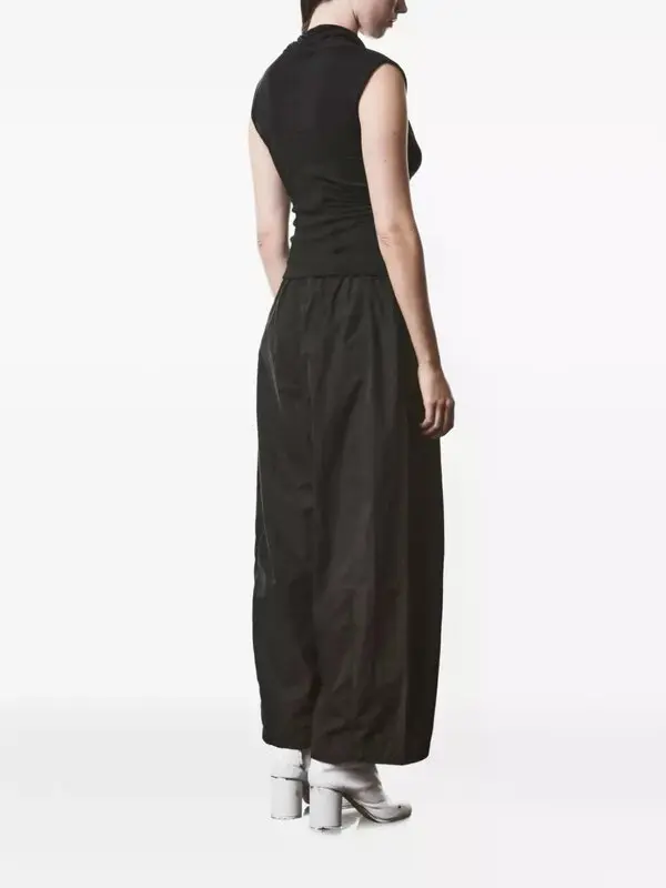 THOM KROM Crossover Sleeveless High Neck T-shirt