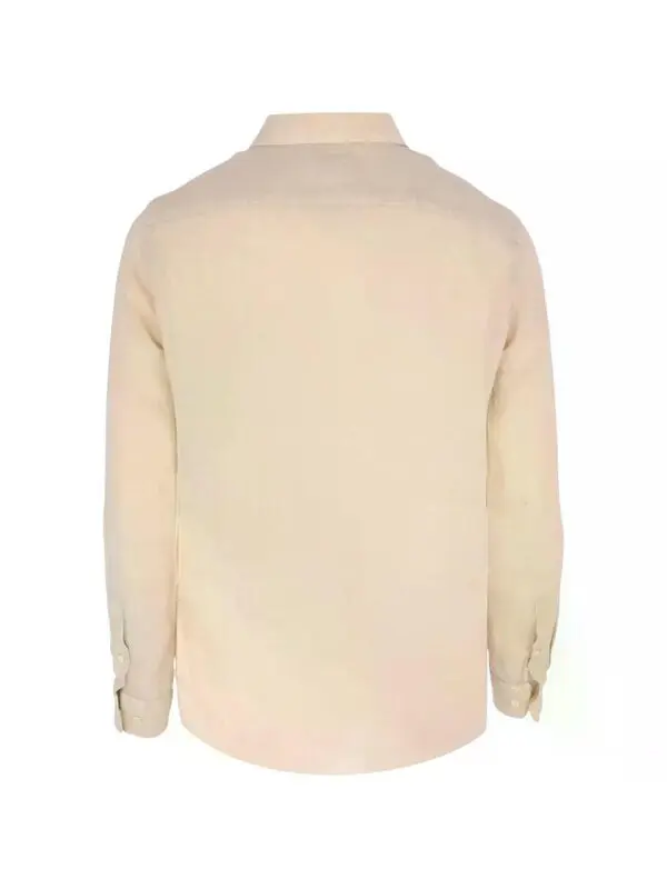 120% Lino Contemporary Fit Shirt - Neutrals
