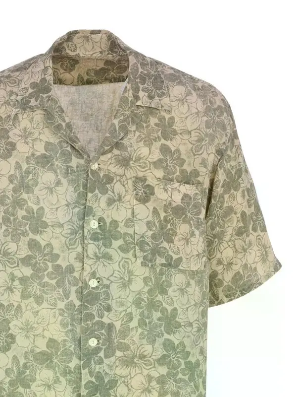 120% Lino Floral Shirt