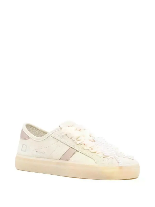 D.a.t.e. Tender Bow Sneakers - Neutrals