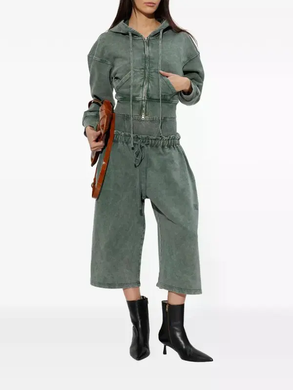 KNWLS Drawstring-fastening Ruffled Track Pants