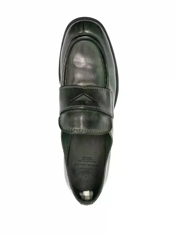 Officine Creative High-shine Leather Loafers