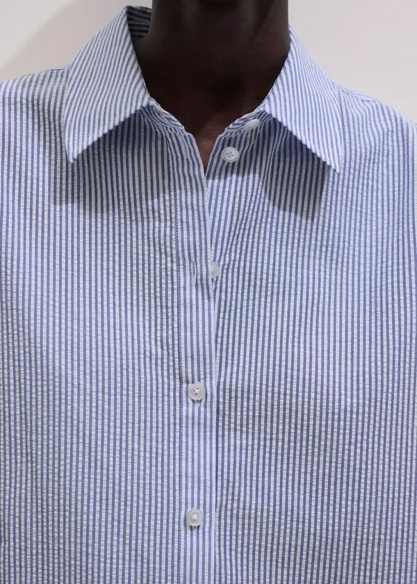 ME+EM Striped Relaxed Shirt
