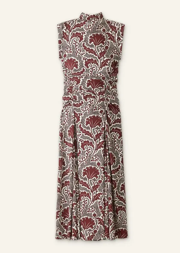 ME+EM Rising Wildflowers Print Fit And Flare Maxi Dress