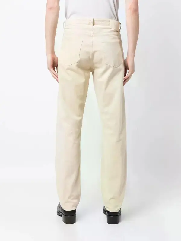 FRAME Straight-leg Jeans With Logo Patch