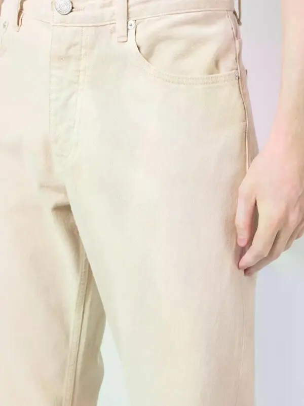 FRAME Straight-leg Jeans With Logo Patch