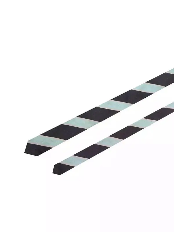 Dolce & Gabbana Martini Striped Neck Tie - Blue