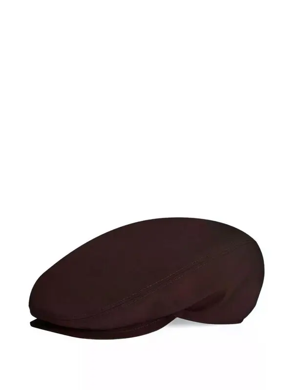 Dolce & Gabbana Logo Appliqué Beret - Brown