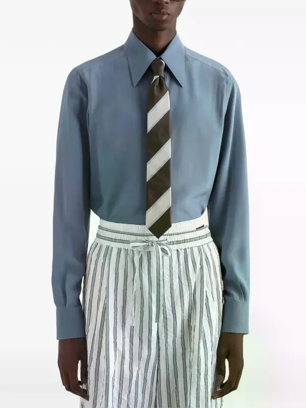 Dolce & Gabbana Striped Tie - Brown