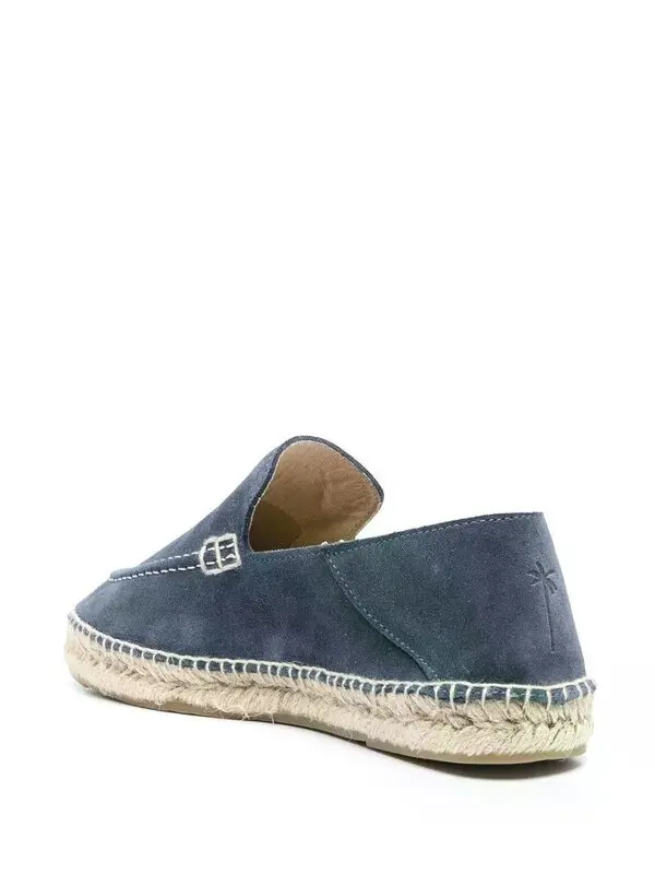 Manebí Hamptons Traveler Suede Espadrilles - Blue