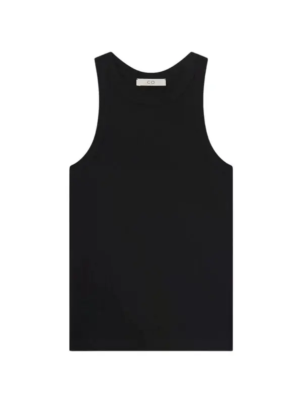 Co Collection Ribbed Tank Top - Black