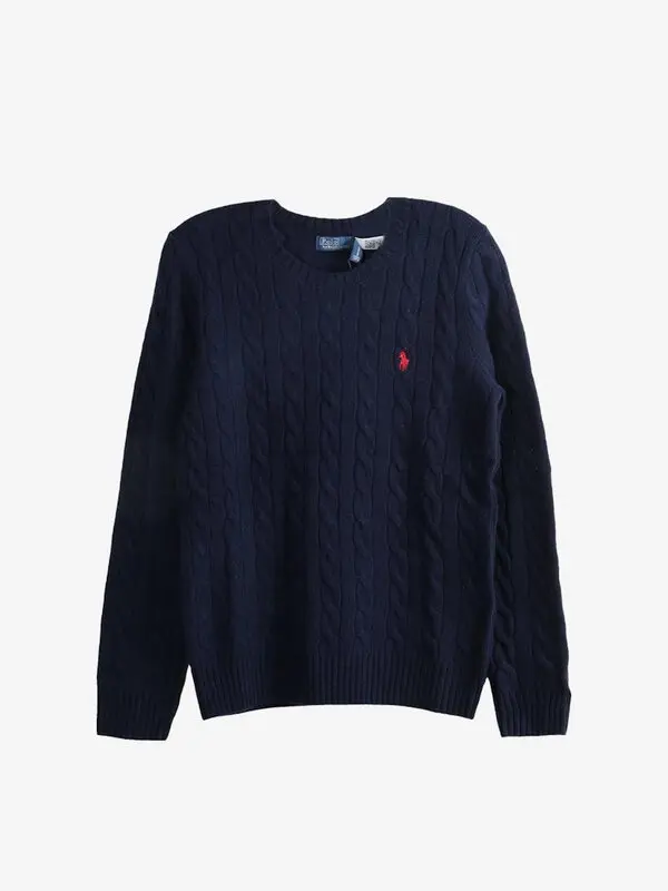 Polo Ralph Lauren Long Sleeve Pullover - Hunter Navy Blue