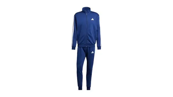 Adidas 3stripes Fleece Tracksuit - Dark Blue