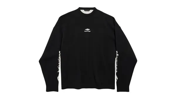 Balenciaga 3b Sports Icon Ski Crewneck Sweatshirt - Black/white
