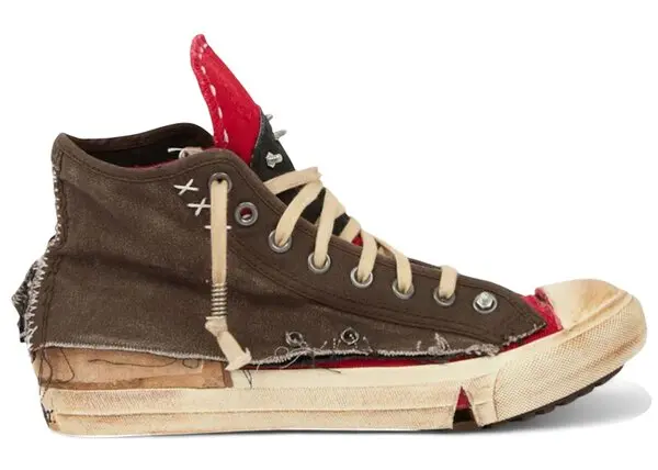 MAISON MARGIELA Love To Death Sneaker - Red/brown