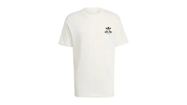 Adidas Adi Racing Car Graphic T-shirt - Core White