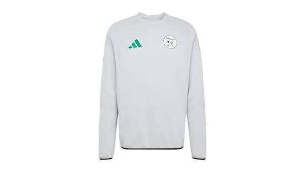 Adidas Algeria Tiro Tech Crew Sweatshirt - Team Light Grey