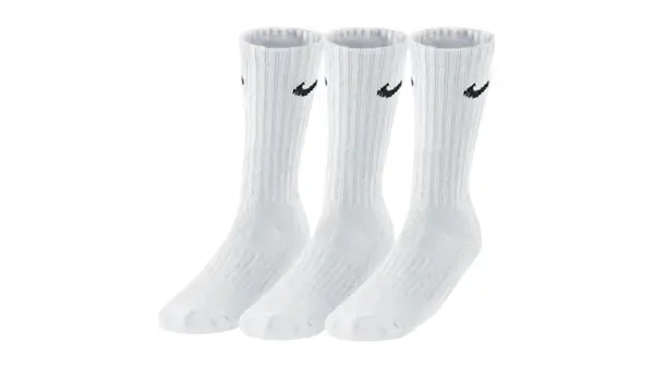 Nike 3 Pack Cushioned Crew Socks - White