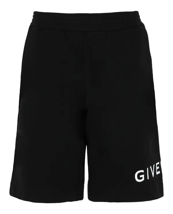 Givenchy Logo Print Boxy Fit Shorts