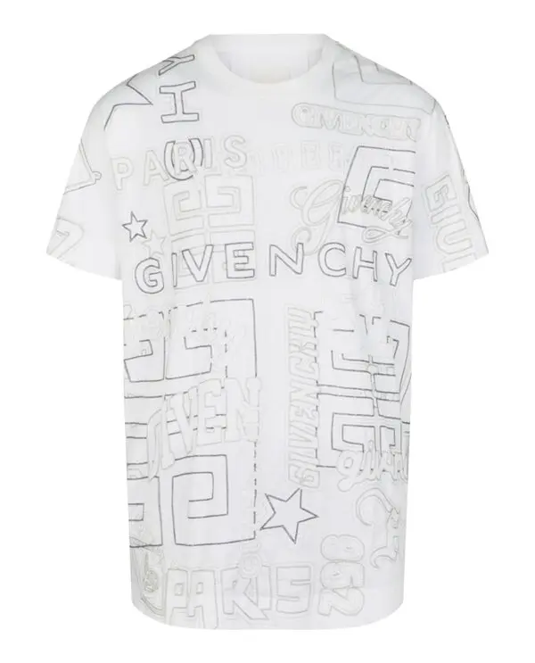 Givenchy Oversized Stitched Logo T-shirt