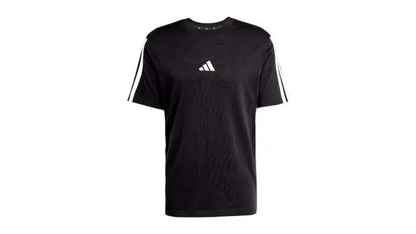 Adidas Essentials 3stripes Single Jersey T-shirt - Black White