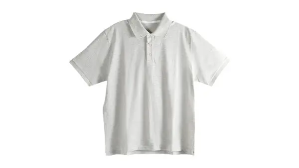 Saint Laurent Classique Bande Polo Shirt - Gris Chine