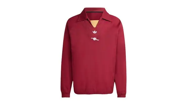 Adidas Arsenal Terrace Icons Drill Sweatshirt - Team Coll Burgundy
