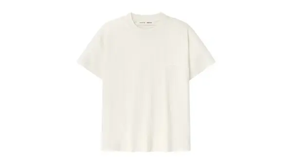 Fear Of God Essentials Embroidered Classic Fit T-shirt - Ivory