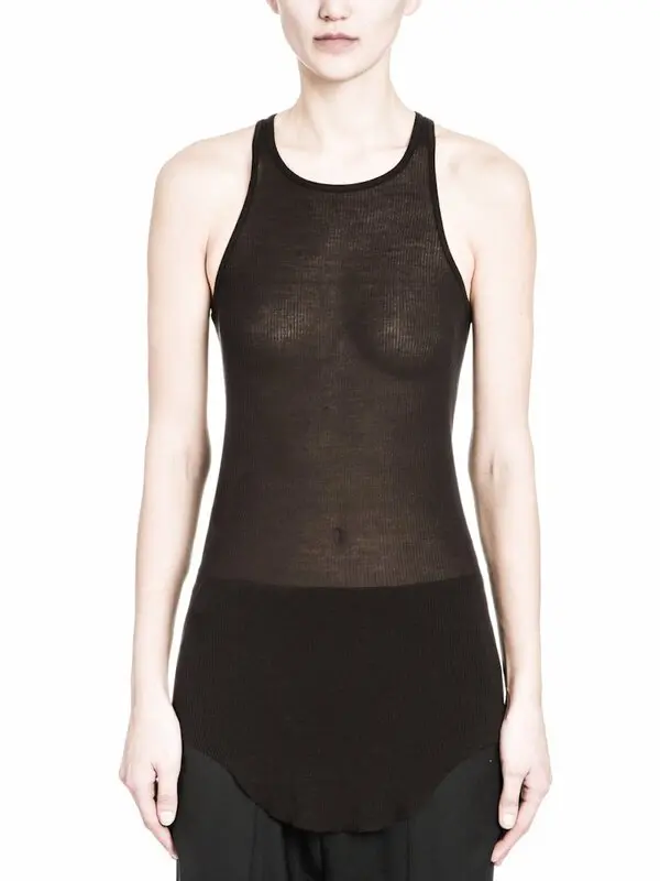 Rick Owens Basic Rib Tank Top