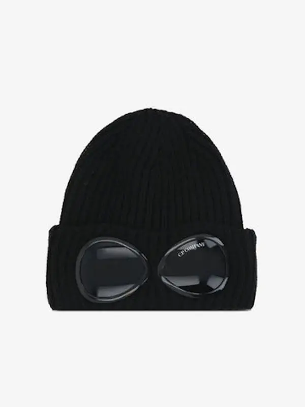 C.P. COMPANY Knit Cap - Black