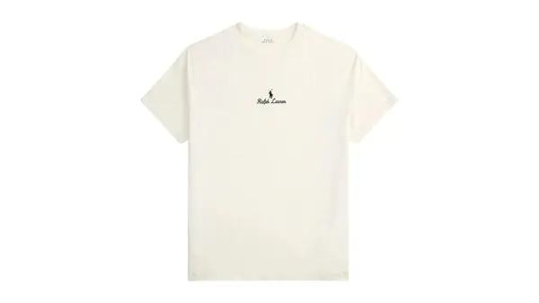 Polo Ralph Lauren Shortsleeve Jersey Knit Script Graphic T-shirt - Deckwash White
