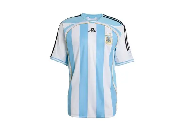 Adidas Argentina Home 2006 Jersey - White/clear Blue