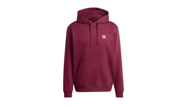 Adidas Essential Loose Fleece Hoodie - Maroon
