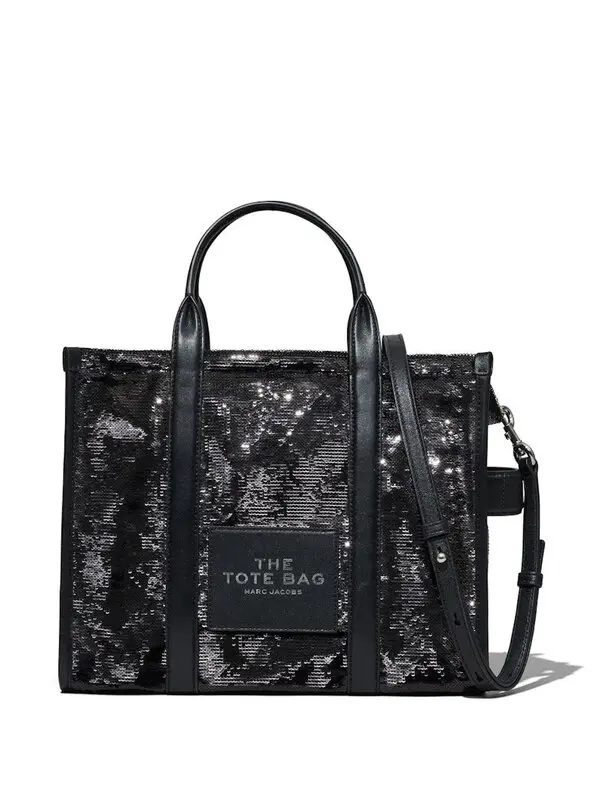 Marc Jacobs Sequins Medium Tote Bag - Black