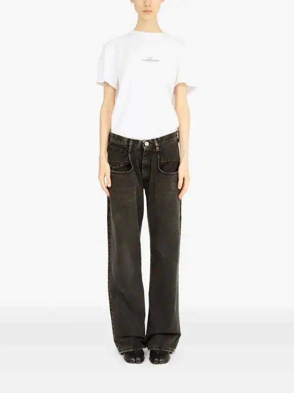 MAISON MARGIELA Wideleg 5pocket Pants - Black